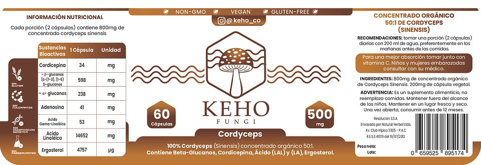 Compra Cordyceps Sinensis Concentrado de Keho Fungi al precios | Lokal